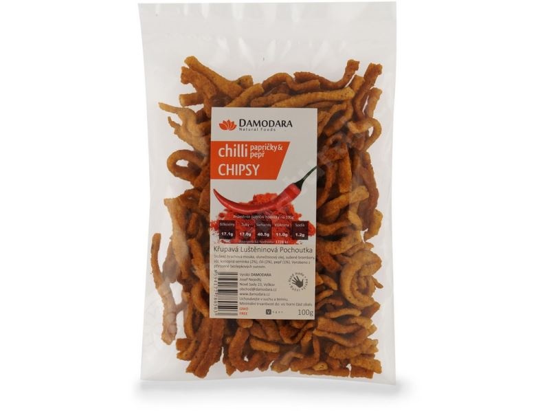 Chipsy chilli 100g- Damodara
