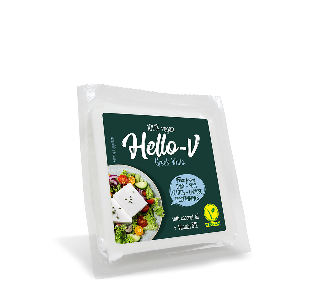 VEGAN alternativa řeckého sýru - bloček 200 g Hello-V Greek White